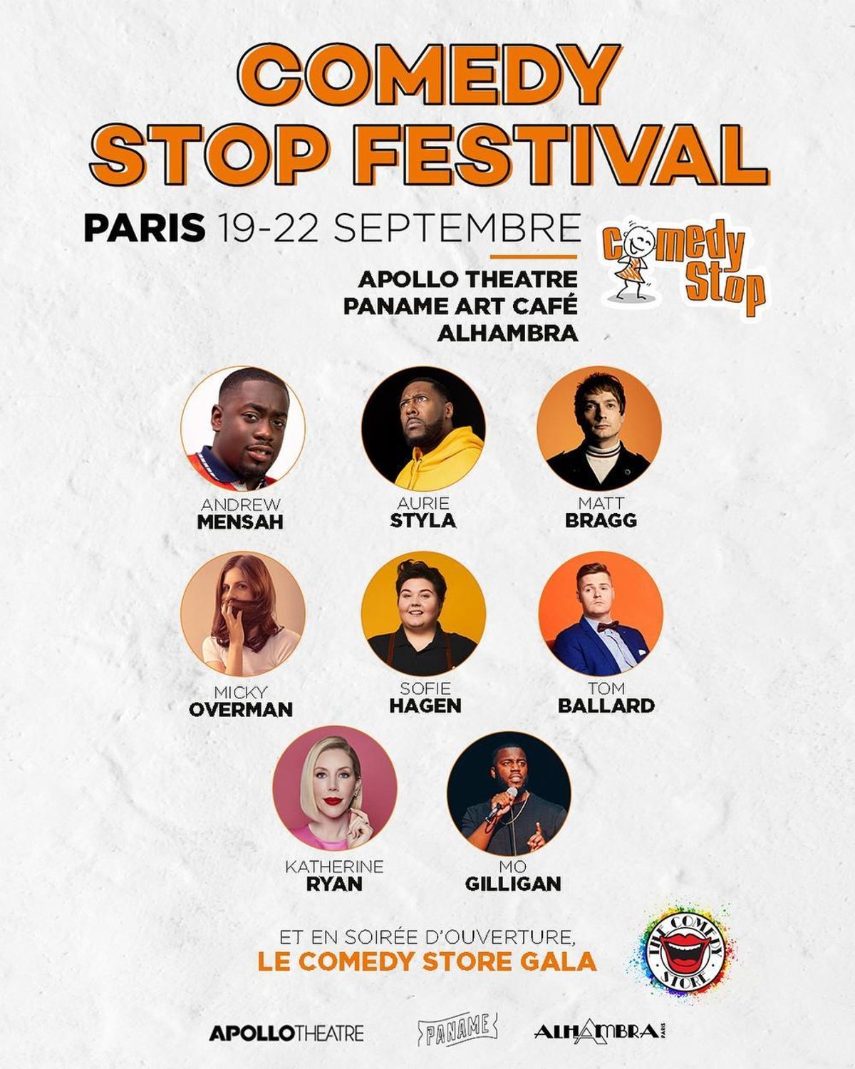 Comedy Stop Festival 2025 Paris programmation et billetterie