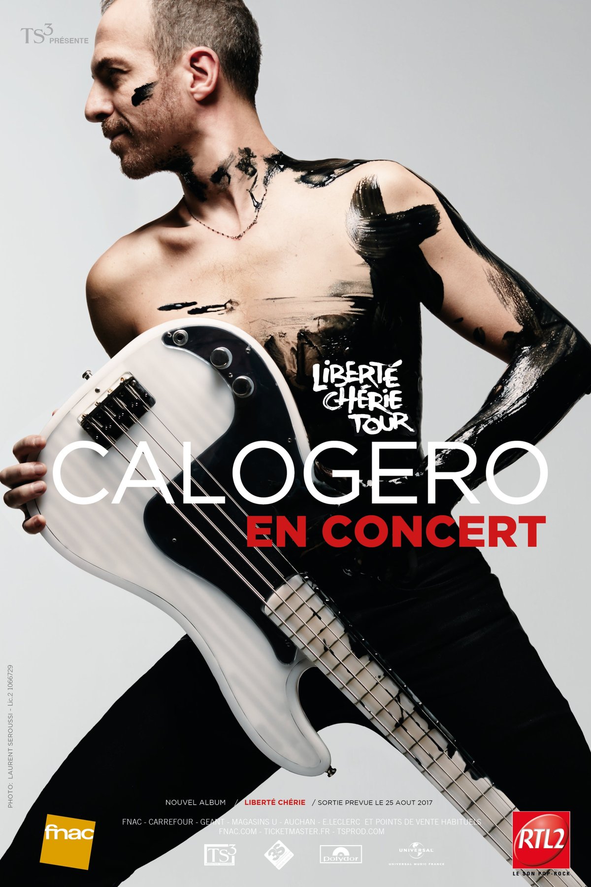 Concert Calogero à Paris du 9 au 12/07/2026