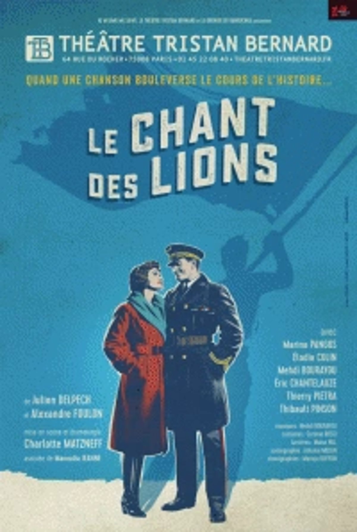Spectacle Le Chant des Lions à Paris jusqu'au 04/07/2026