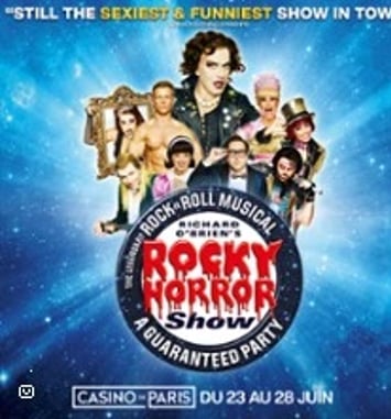 Spectacle The Rocky Horror Show à Paris du 23 au 28/06/2026