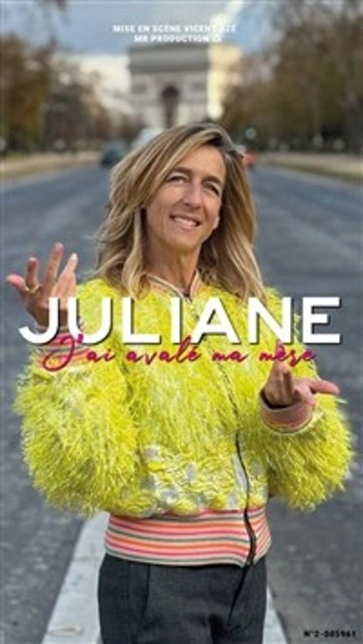 Spectacle Juliane dans J'ai avalé ma mère à Paris du 11/03 au 17/06/2026