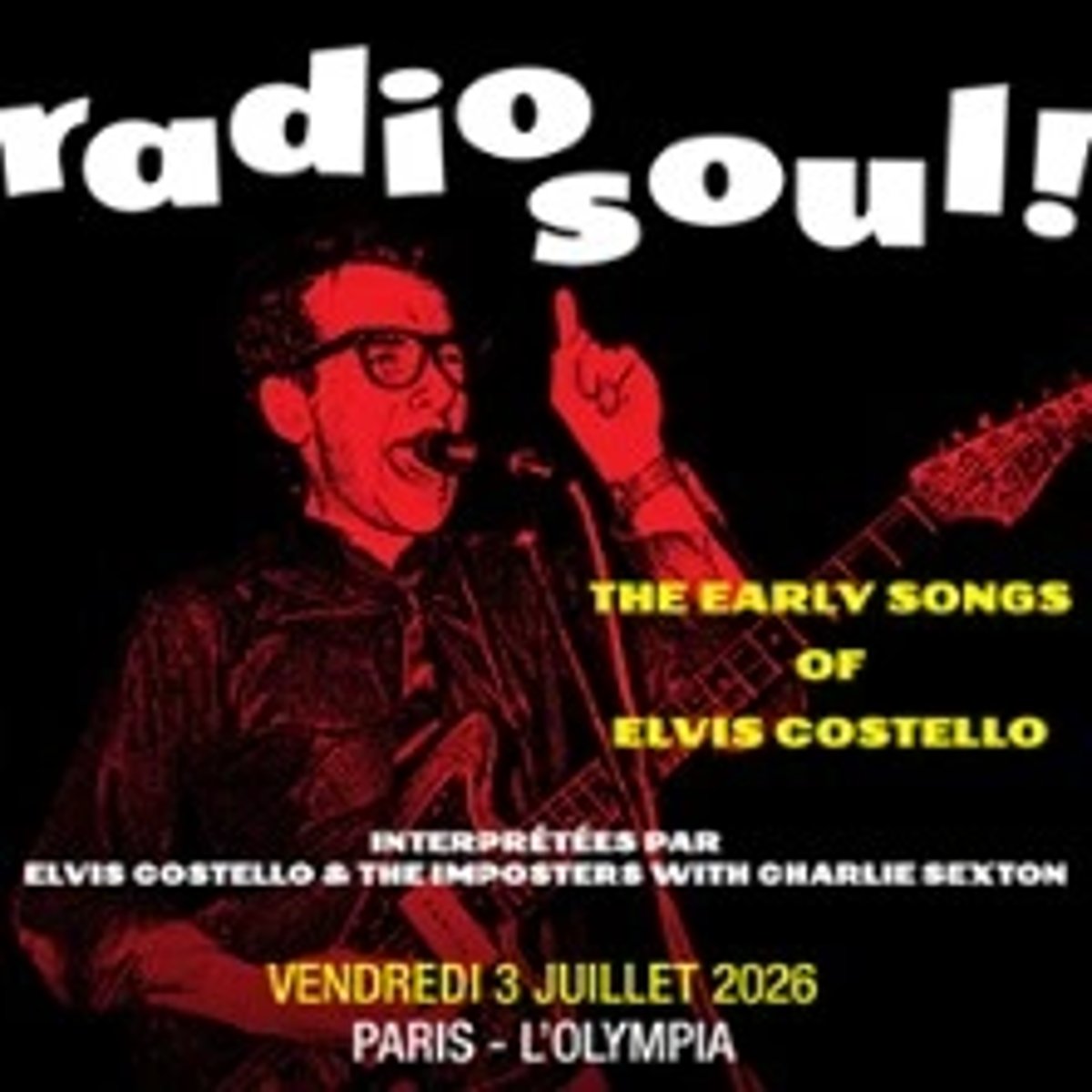 Concert Elvis Costello & The Imposters with Charlie Sexton à Paris le ...