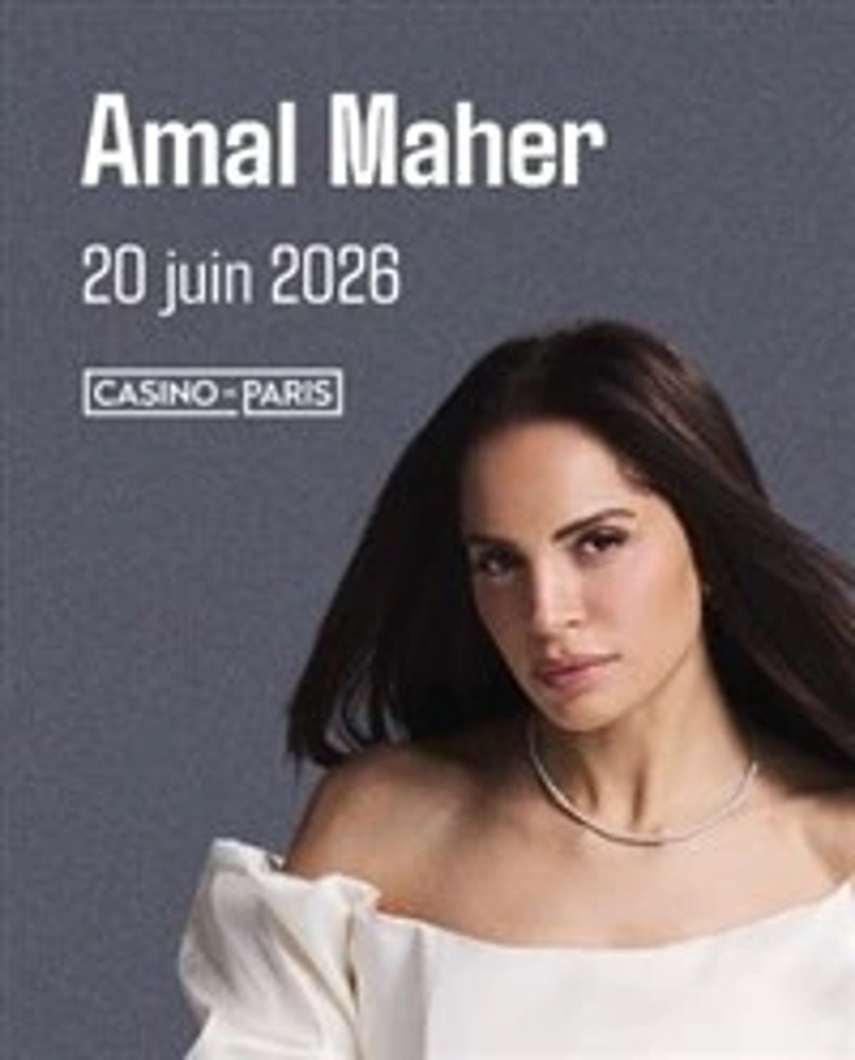 Concert Amal Maher à Paris le 20/06/2026