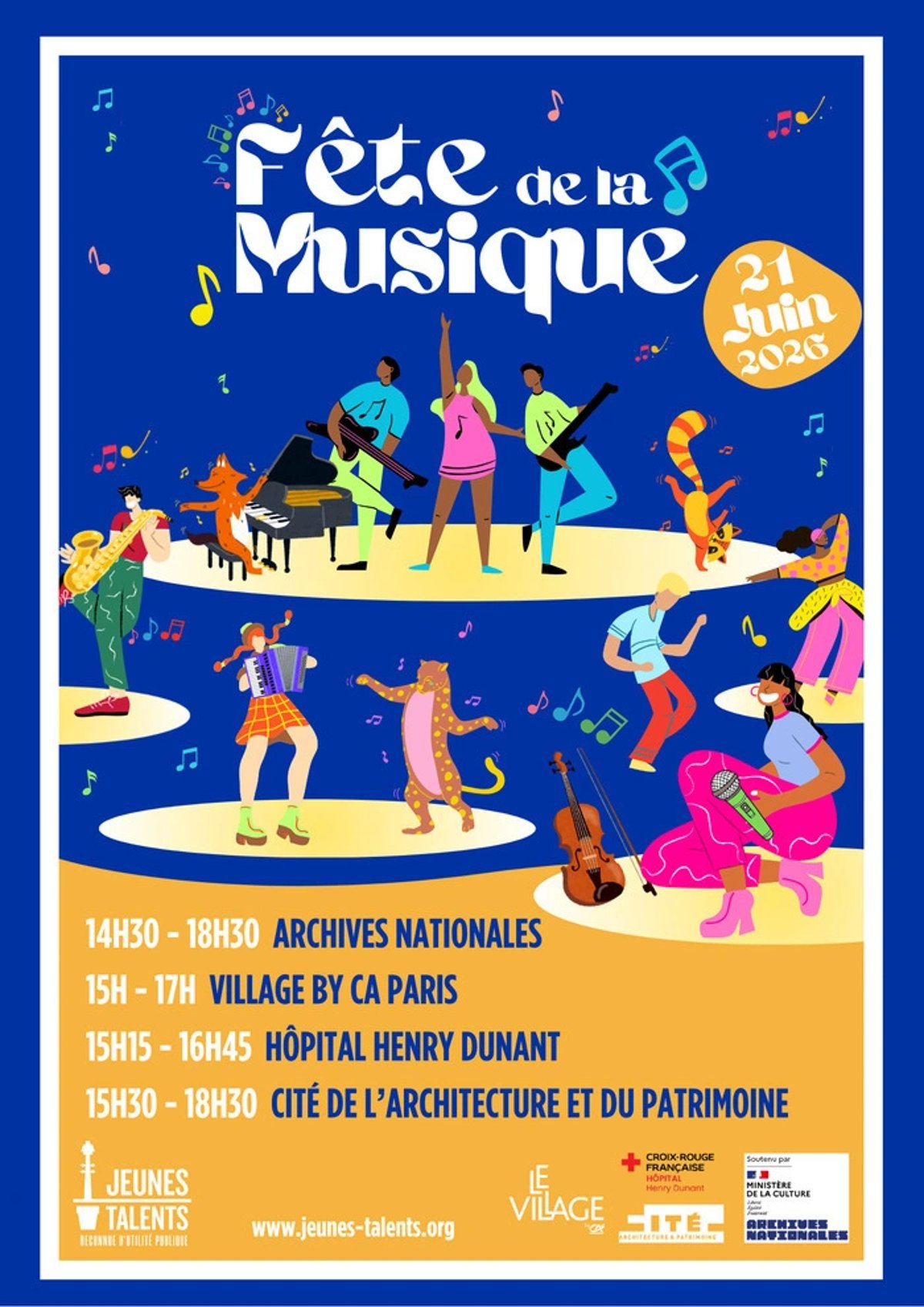 Jeunes Talents en concert classique à Paris — 21 juin 2026