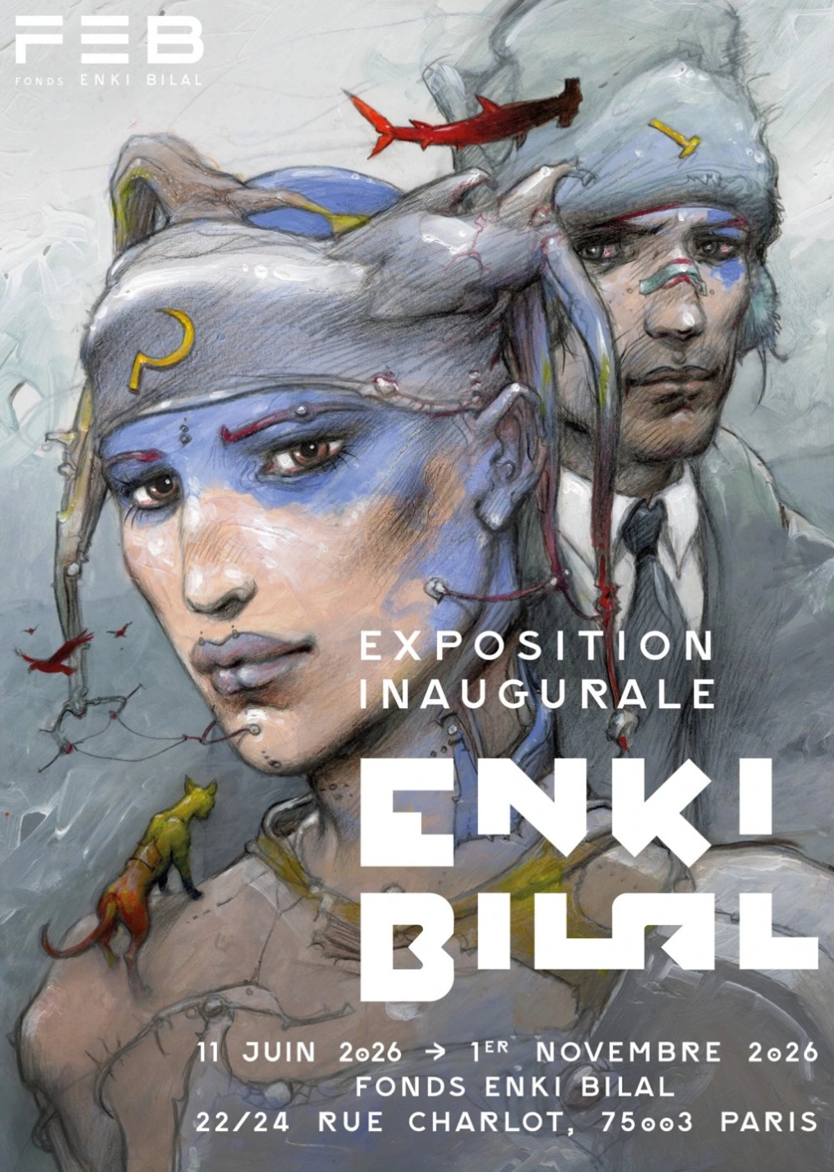Exposition Enki Bilal à Paris — Du 11 juin au 1er nov. 2026