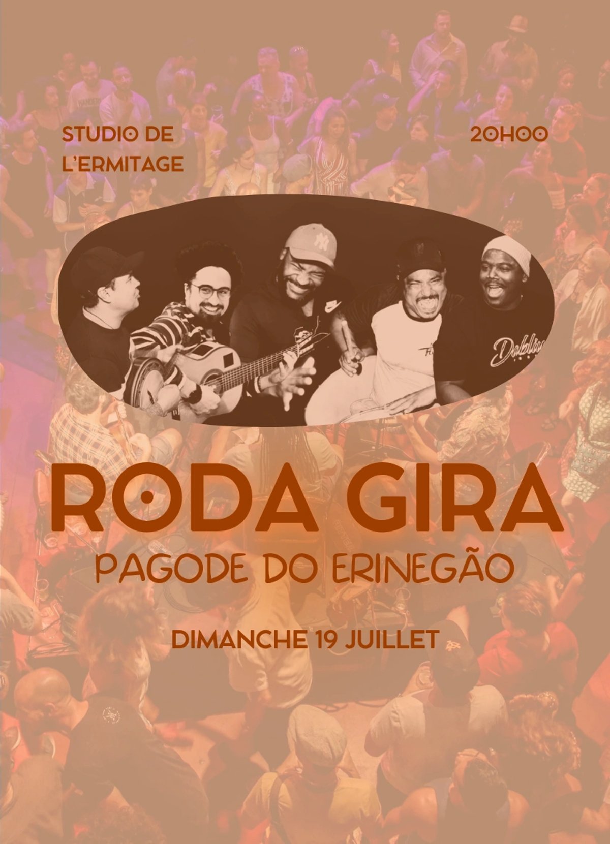 Concert Roda Gira, Pagode do Erinegão à Paris — 19 juil. 2026