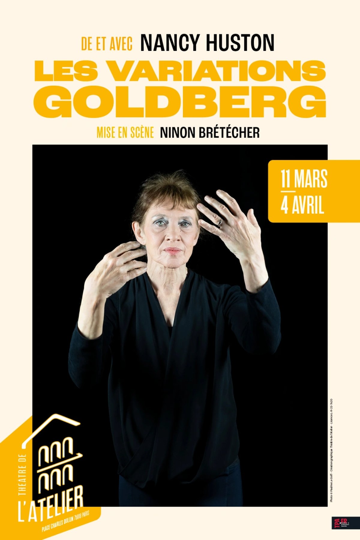 Les Variations Goldberg de Nancy Huston à Paris — 11 mars 2027