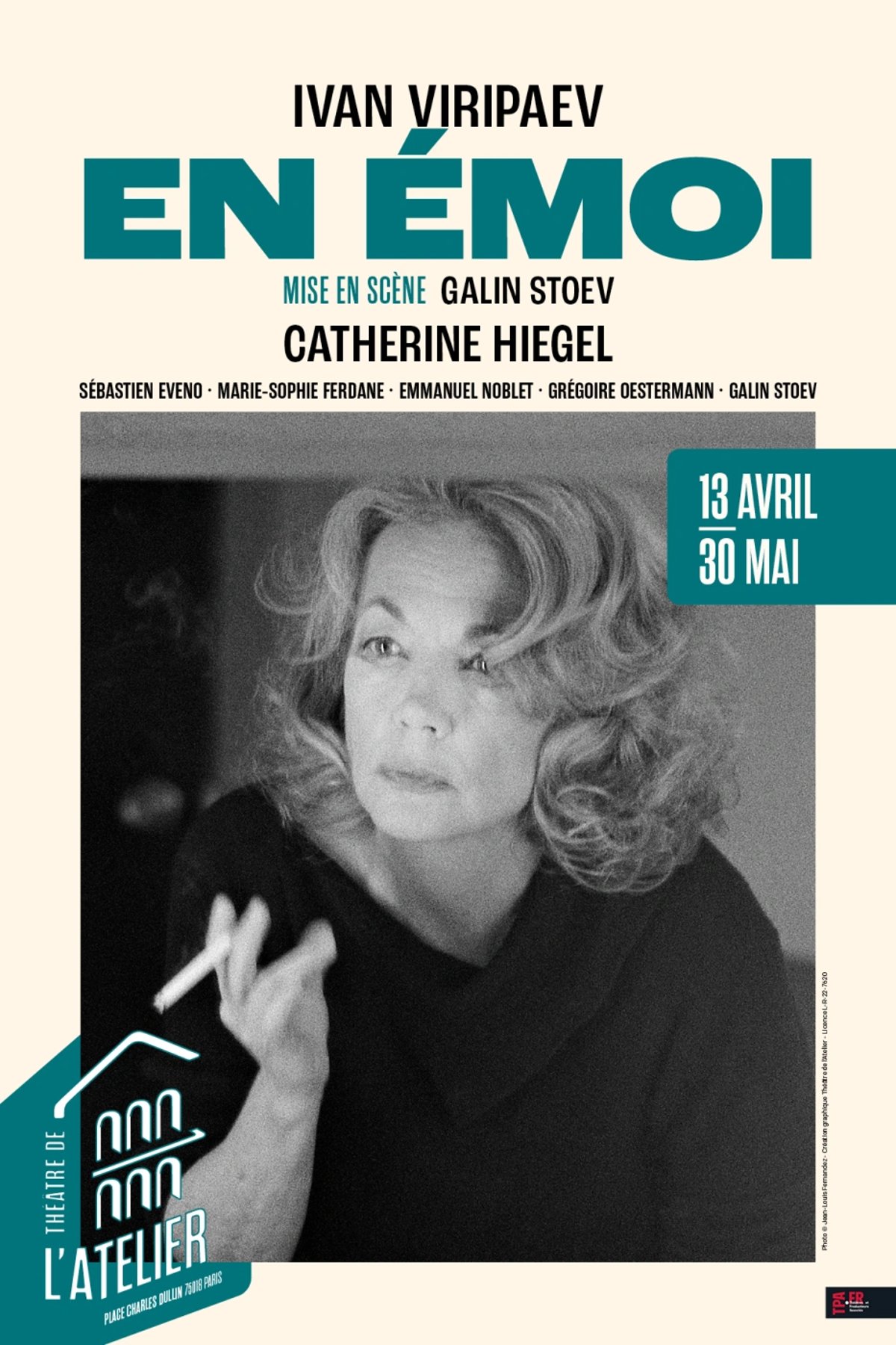 Théâtre : En émoi avec Catherine Hiegel à Paris — 13 avril 2027